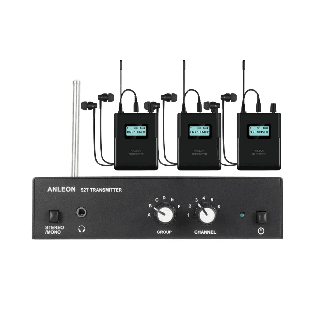 New Anleon S2 Plus - Professional Stereo Wireless In-Ear Monitor Syste