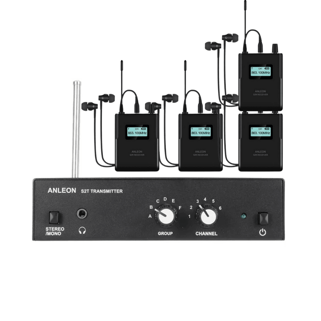 New Anleon S2 Plus - Professional Stereo Wireless In-Ear Monitor Syste