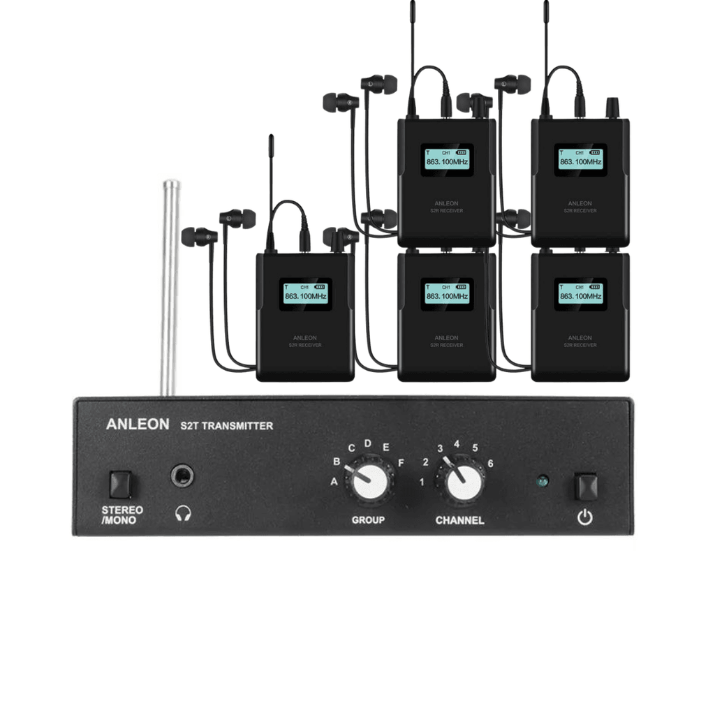 New Anleon S2 Plus - Professional Stereo Wireless In-Ear Monitor Syste