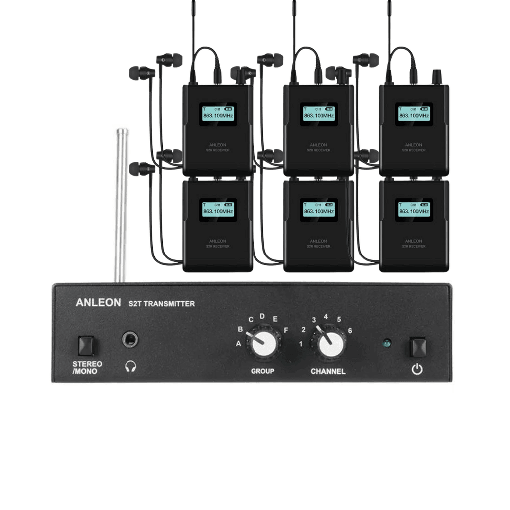 New Anleon S2 Plus - Professional Stereo Wireless In-Ear Monitor Syste