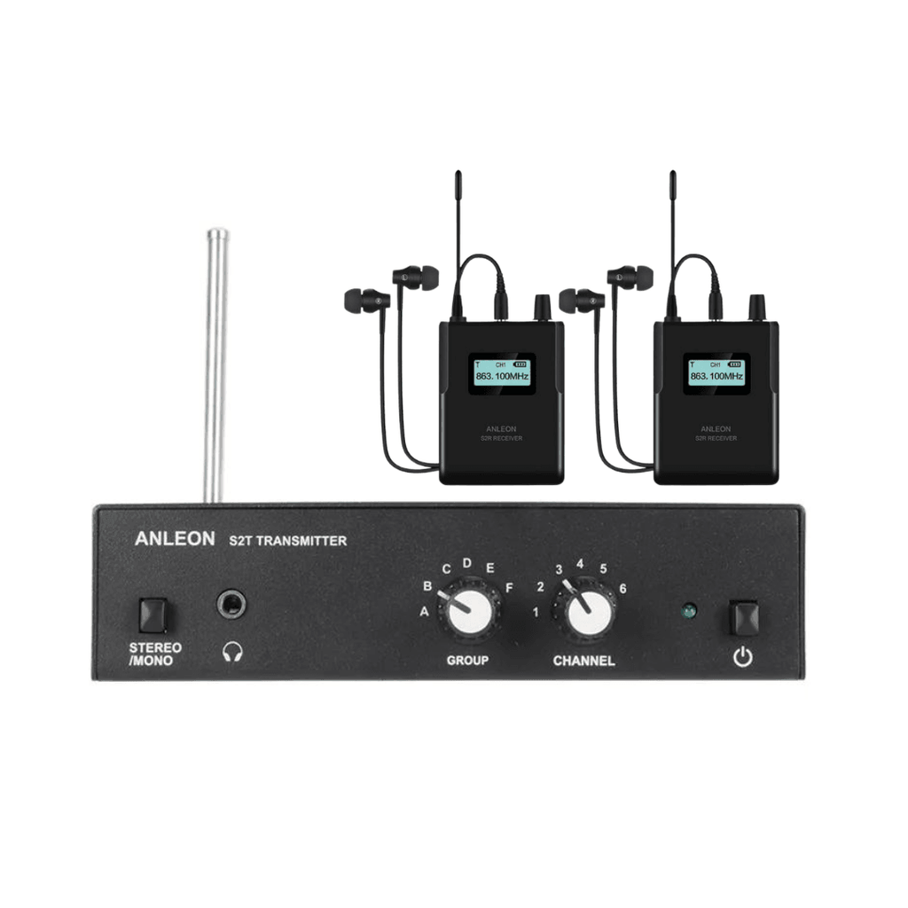 New Anleon S2 Plus - Professional Stereo Wireless In-Ear Monitor Syste