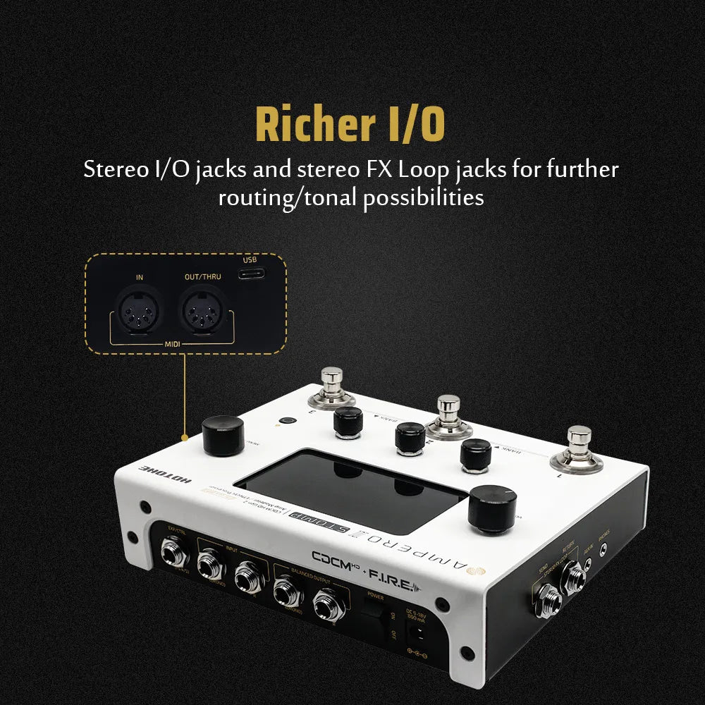 Hotone Ampero II Stomp Pedale Multi-Effetti MP-300